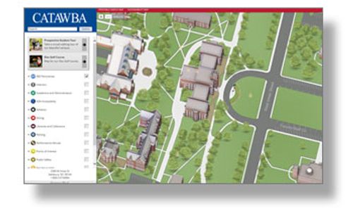 Catawba Launches New Campus Map "Experience" | Catawba College