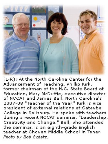 Phil Kirk Speaks on Leadership at NCCAT Seminar | Catawba College
