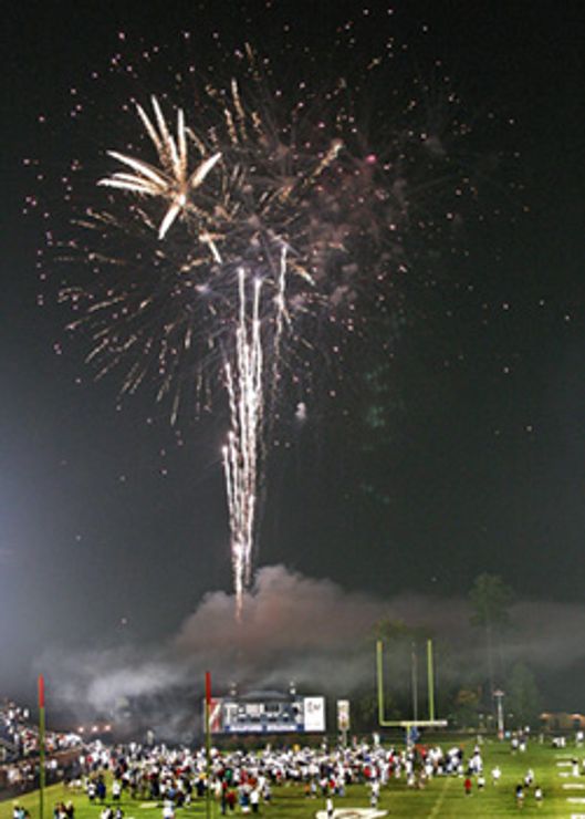 Catawba College Is the Place for Football and Fire | Catawba College