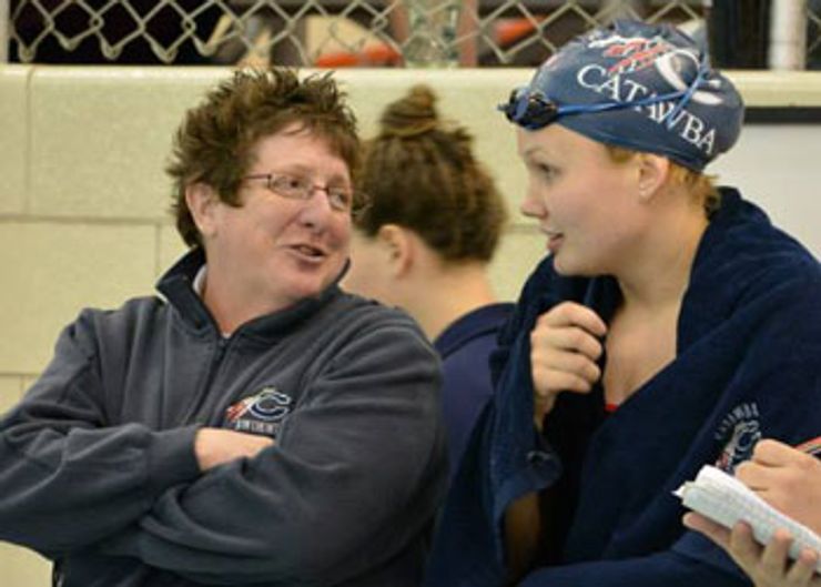 Catawba Swim Coach Recognized | Catawba College