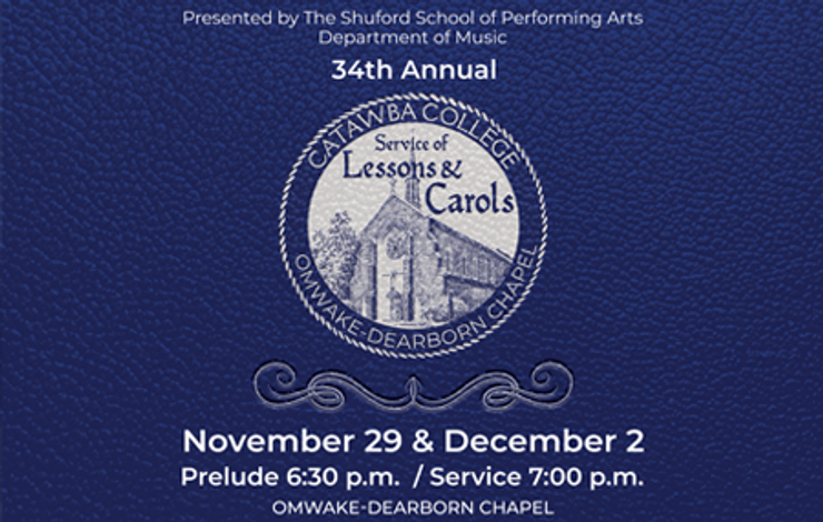 Catawba College Music Department Presents Lessons | Catawba College