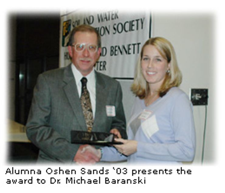 Catawba College's Dr. Michael Baranski Honored wit | Catawba College