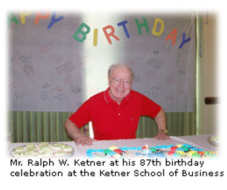 School of Business Celebrates Ralph Ketner's 87th | Catawba College